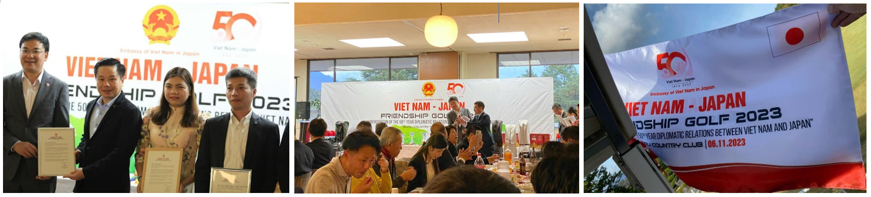 JVHB đồng tài trợ giải Golf kỷ niệm 50 năm quan hệ ngoại giao Việt Nam ...